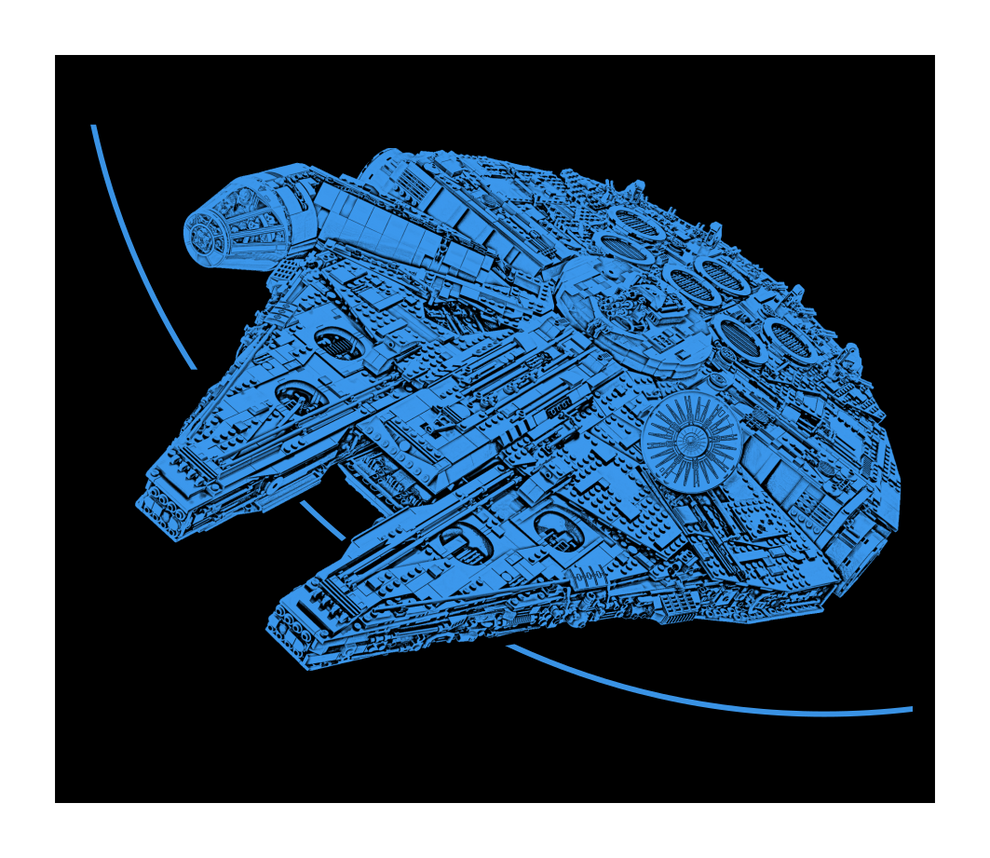 Galaxy Wars Artwork – StickyBrickit