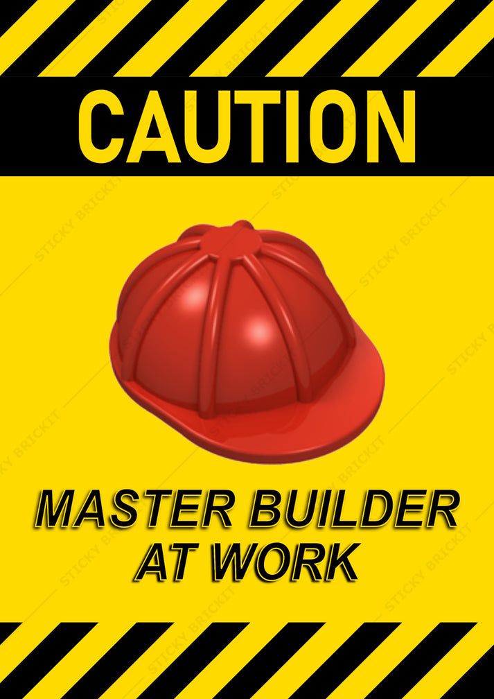 Caution! Master Builder at Work – StickyBrickit